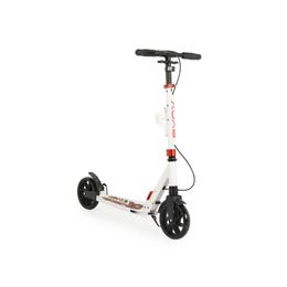 Byox Kinderroller Plexus klappbar Bremse Sto&szlig;d&auml;mpfer Flaschenhalter bis 100 kg weiss uni