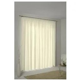 Vorhang WIRTH "WIRTHNatur", beige, B:127cm H:355cm, Baumwolle, Gardinen, nach Ma&szlig;