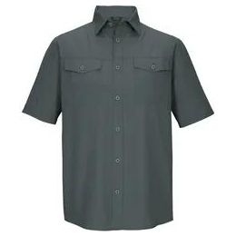 Funktionshemd Killtec "KOS 63 MN WVN SHRT", Herren, Gr. XXL, Normalgr&ouml;&szlig;en, dunkelgr&uuml;n, Obermaterial: 100% Polyester;Futter: 100% Polyester, Hemden, Schnelltrocknendes Herrenhemd mit Kentkragen und Brusttaschen