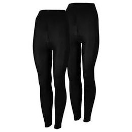 Thermoleggings HEATKEEPER "LADIES THERMAL LEGGING", Damen, Gr. S/M, N-Gr, schwarz, Obermaterial: 90% Polyester, 10% Elasthan, unifarben, Basic, figurbetont, Hosen, mit angerauter Innenseite und isolierenden Schicht f&uuml;r den Winter