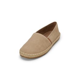 Marc O'Polo Espadrille MARC O'POLO "aus weichem Veloursleder", Damen, Gr. 45, sand, Obermaterial: 100% Leder (Ziege), unifarben, Schuhe Espadrille