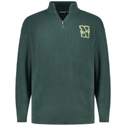 Herren Gro&szlig;e Gr&ouml;&szlig;en | North Strickpullover aus Baumwolle Farbe gr&uuml;n Gr&ouml;&szlig;e: 4XL
