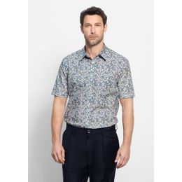 Kurzarmhemd OLYMP "OLYMP Casual, regular fit, Kent", Herren, Gr. M, Normaler Arm, sanftes wei&szlig;, 100% Baumwolle, Hemden