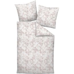 Bettw&auml;sche Janine "CARMEN S 55127 07 * 155X220,80x80", sand taupe, B/L: 135cm x 200cm, 1 Stk., 1 Stk., Interlock-Jersey, B/L: 80cm x 80cm, Interlock-Jersey, Obermaterial: 100% Baumwolle, Bettw&auml;sche, Bettw&auml;sche, mit Rei&szlig;verschluss