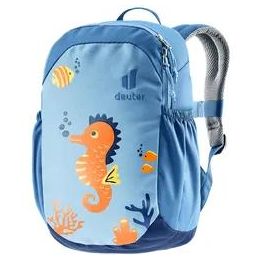 Kinderrucksack Deuter "Pico", blau (aqua, wave), Rucks&auml;cke, Kinder, B/H/T: 19cm x 28cm x 12cm, Polyester, f&uuml;r Kinder ab 2 Jahren, f&uuml;r Sportmode und Outdoormode, B:19cm H:28cm T:12cm