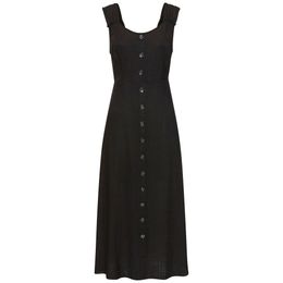 Lascana Kleid Damen Gr&ouml;&szlig;e 46 schwarz Sommerkleid