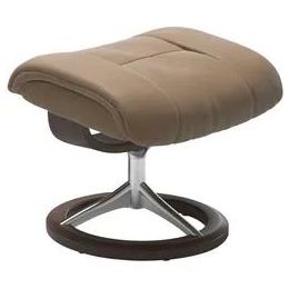 Fu&szlig;hocker stressless "Mayfair", braun (almond paloma), B:55cm H:41cm T:39cm, Leder BATICK: BATICK ist ein leicht korrigiertes, durchgef&auml;rbtes und genarbtes M&ouml;belleder, bei dem die meisten Unebenheiten und Spuren in der Regel entfernt wurden.;Leder PALOMA: PALOMA ist ein durchgef&auml;rbtes Semianilin-M&ouml;belleder mit nat&uuml;rlicher Narbung.;ROHLEDER Stoff Q2 FARON: Ein fester zuverl&auml;ssiger Boucl&eacute; mit einem 