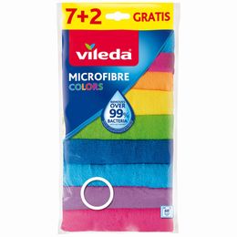 Vileda Microfasert&uuml;cher 'Colors' 7+2 St&uuml;ck