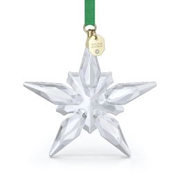 Dekoh&auml;nger Swarovski "Kristallfigur Sammelfigur Annual Edition Ornament 2025", gr&uuml;n (kristallwei&szlig;, goldfarben, gr&uuml;n), Dekoh&auml;nger, Baumwolle, Kristallglas, Metall, Swarovski Kristall