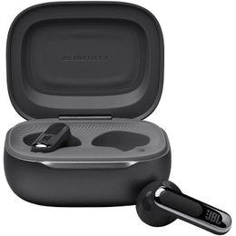 JBL wireless In-Ear-Kopfh&ouml;rer "LIVE FLEX 3", schwarz, B:10cm H:6cm T:19cm, Kopfh&ouml;rer, True Adaptive Noise Cancelling, IP54, Personi-Fi 3.0