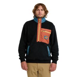 Fleecepullover Billabong "Peak", Herren, Gr. L, schwarz, Obermaterial: 100% Microfaser;, Sweatshirts Fleecepullover