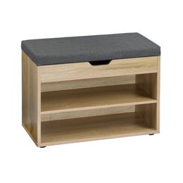 Kesper Schuhschrank braun 60 x 47 x 30 cm mit Sitzkissen