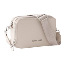 Umh&auml;ngetasche Marco Tozzi, Damen, Gr. B/H/T: 19cm x 12,5cm x 6cm, beige, Lederimitat, unifarben, Taschen Umh&auml;ngetasche, Damen Kamerabag, Schultertasche mit Kartensteckf&auml;chern
