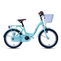 Kinderfahrrad CHILLIZ "CHD.01" Gr. 25,5, t&uuml;rkis, Fahrr&auml;der, Kinder, 25,5cm, 16 Zoll (40,64cm) hinten: 16 Zoll (40,64cm)