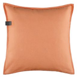 Sch&ouml;ner Wohnen Kollektion Dekokissen "Play", orange (orange, unifarben), B:38cm L:38cm, Baumwolle, Leinen, SCH&Ouml;NER WOHNEN-KOLLEKTION, Dekokissen_Sitzkissen_Kissenh&uuml;llen, aus edlen Naturmaterialien