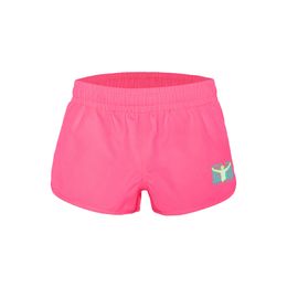 Badeshorts Chiemsee, M&auml;dchen, Gr. 122/128, knockout pink, 100% Polyester, Badehosen Badeshorts