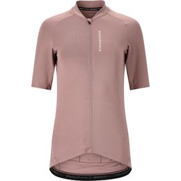 Funktionsshirt Endurance "Paxton", Damen, Gr. L, lila (mauve), 90% Polyester, 10% Elasthan, mehrfarbig, normal, ohne Ausschnitt, Shirts Funktionsshirt, im kurz&auml;rmligen Design mit Vollrei&szlig;verschluss