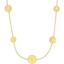 JOOP! Kette ohne Anh&auml;nger JOOP "2038034", gold (gelbgoldfarben), Halsketten, Damen, Edelstahl, L: 50 B: 2mm, B:2mm