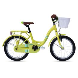 Kinderfahrrad CHILLIZ "CHD.01" Gr. 25,5, gr&uuml;n, Fahrr&auml;der, Kinder, 25,5cm, 16 Zoll (40,64cm) hinten: 16 Zoll (40,64cm)