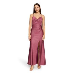 Abendkleid Vera Mont "Damen im Glitzer-Look", Damen, Gr. 36, Normalgr&ouml;&szlig;en, pink, pink, Obermaterial: 81% Polyamid, 19% Elasthan. Besatz: 100% Polyamid. Futter: 100% Polyester, figurbetont lang, Kleider Abendkleid
