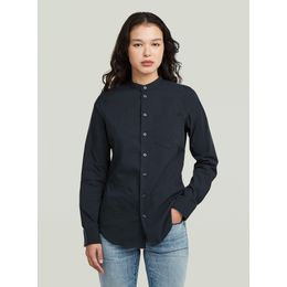 G-Star Raw Langarmshirt G-STAR "Slim Poplin Long Sleeve Shirt", Damen, Gr. S, salute, Obermaterial: 69% Baumwolle, 31% Polyester, Shirts Langarmshirt
