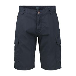 Cargobermudas Lerros, Damen, Gr. 36, N-Gr, blau night, Web, Obermaterial: 100% Baumwolle, unifarben, normal knielang, Hosen, mit seitlichen Taschen