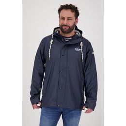 Regenjacke DEPROC Active "NEPPERMIN MEN", Herren, Gr. M (50), navy, 100% Polyester, normal, mit Druckkn&ouml;pfen, Jacken Regenjacke, auch in Gro&szlig;en Gr&ouml;&szlig;en erh&auml;ltlich
