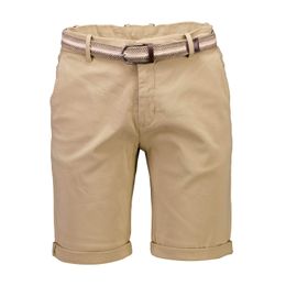 Chinoshorts LINDBERGH "Chino-Shorts Relaxed Fit", Herren, Gr. 4XL, sand, Obermaterial: 98% Baumwolle, 2% Elasthan, unifarben, relaxed fit, Hosen Chinoshorts