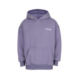 Kapuzensweatshirt DROPSIZE "Dropsize KARMA HOODIE", Herren, Gr. L, blau granite, 70% Baumwolle, 30% Polyester, bedruckt, Sweatshirts