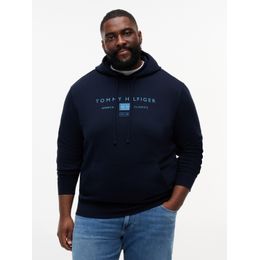 Tommy Hilfiger Big & Tall Hoodie "BT-BRAND L0VE TR MONO STOCK", Herren, Gr. XXL, desert sky, Sweatware, Obermaterial: 100% Baumwolle, TOMMY HILFIGER BIG & TALL, regular fit normal, Rippb&uuml;ndchen, Sweatshirts Hoodie, Gro&szlig;e Gr&ouml;&szlig;en, normale Passform