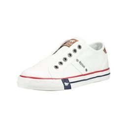 Sneaker Mustang Shoes "Mustang Shoes Sneaker Textil", Herren, Gr. 37, wei&szlig;, Textil, Schuhe Sneaker
