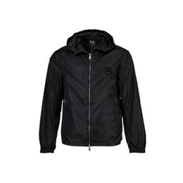 Windbreaker Armani Exchange "&Uuml;bergangsjacke Blouson Jacket", Herren, Gr. XXL, schwarz, Obermaterial: 100% Polyamid PA., Jacken Windbreaker