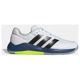 Trainingsschuh Adidas PERFORMANCE "DROPSET BASE", Damen, Gr. 46,5, cloud wei&szlig;, core schwarz, dusky petrol, Textil, Schuhe