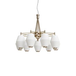 Northern Dahl Large Chandelier Brass