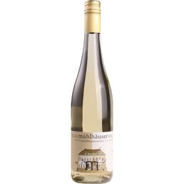 Weingut M&uuml;hlh&auml;user - entalkoholisierter Secco Goldmuskateller 2025 Pfalz &ndash; Sonstiges Sch&auml;umendes Getr&auml;nk aus alkoholfreiem Wein