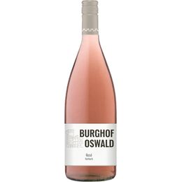 Weingut Burghof Oswald Guntersblumer in der Literflasche 1,0 L 2025 Feinherb - Rheinhessen &ndash; Ros&eacute; Qualit&auml;tswein