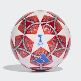 Fu&szlig;ball adidas Performance "UEFA WOMENS CHAMPIONS LEAGUE LEAGUE" Gr. 5, wei&szlig;, scarlet, B&auml;lle, 5, 0,4 g, Synthetik, Damen Champions League, B:22,3cm H:17,3cm T:22cm