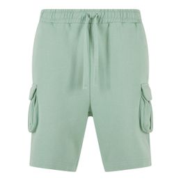 Cargoshorts 2Y STUDIOS "2Y Studios Herren 2Y Basic Cargo Shorts", Herren, Gr. L, US-Gr&ouml;&szlig;en, gr&uuml;n, 70% Baumwolle, 30% Polyester, unifarben, loose fit, Hosen