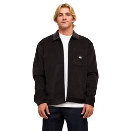 Bomberjacke Quiksilver "DNA Surf Harrington", Herren, Gr. S, braun (tarmac), Obermaterial:100% Walkfrottier;, Jacken Bomberjacke