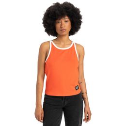 Tanktop Quiksilver "Penida", Damen, Gr. S, orange (tigerlily), Obermaterial: 100% Walkfrottier;, Tops Tanktop