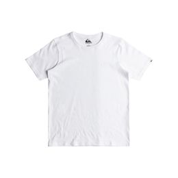 T-Shirt Quiksilver "Basic", Jungen, Gr. 10, wei&szlig;, Obermaterial: 100% Walkfrottier;, Shirts T-Shirt