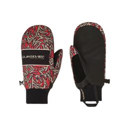 Snowboardhandschuhe Quiksilver "Method", Herren, Gr. XL, mercury check schwarz, Obermaterial: 62% Polyurethan, 38% Microfaser;, Handschuhe