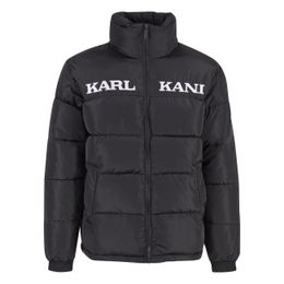 Winterjacke Karl Kani "Karl Kani Herren", Herren, Gr. L, schwarz, 100% Polyester, mehrfarbig, normal, amerikanischer Ausschnitt, Jacken Winterjacke