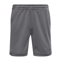 Shorts DROPSIZE "Dropsize Herren Dropsize V2 Mesh Shorts", Herren, Gr. L, US-Gr&ouml;&szlig;en, steel grau, 100% Polyester, normal, Hosen Shorts