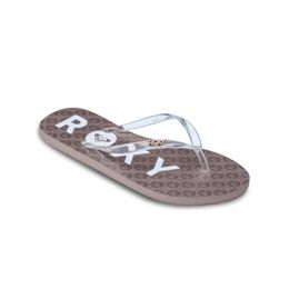 Badezehentrenner Roxy "Viva Jelly", Damen, Gr. 11(42), wei&szlig;, champagne, Obermaterial:Obermaterial: 98% Synthetikmaterial, 2% Metall / Futter: 100% Synthetikmaterial / Au&szlig;ensohle: 100% Moosgummi;, Schuhe