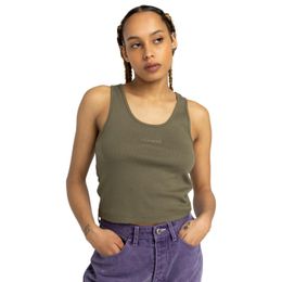 Tanktop Element "Yarnhill", Damen, Gr. L, gr&uuml;n (kalamata), Obermaterial: 95% Walkfrottier, 5% Elasthan;, Tops Tanktop