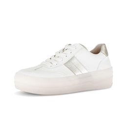 Sneaker Gabor "Sneaker low", Damen, Gr. 35,5, creme, Schuhe Sneaker