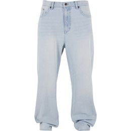 Bequeme Jeans Karl Kani "Karl Kani Herren", Herren, Gr. 38, Normalgr&ouml;&szlig;en, bleached blau, 100% Baumwolle, Jeans