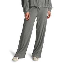Stoffhose Billabong "Keep It Straight", Damen, Gr. L, grau heather, Obermaterial: 95% Microfaser, 5% Elasthan;, Hosen Stoffhose