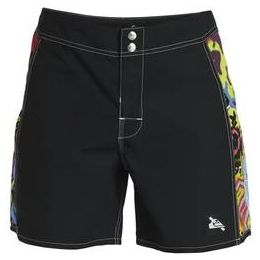 Boardshorts Quiksilver "Snyc Original Arch 16", Herren, Gr. 28(XS), schwarz, Obermaterial: 100% Walkfrottier;, Hosen